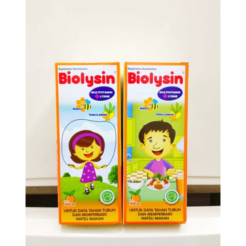 Jual Biolysin Sirup 60ml Multivitamin Anak | Shopee Indonesia