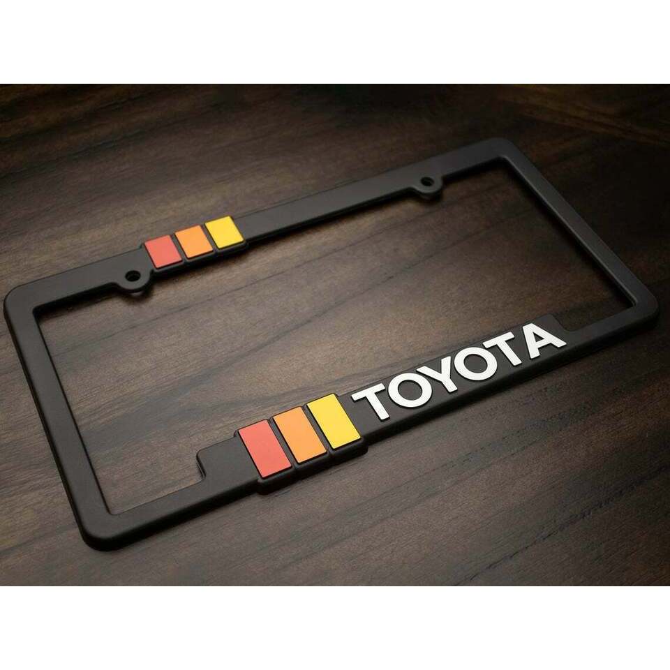 Jual FRAME PLATE MOBIL JDM AND USDM Toyota Heritage Striped Fits Tacoma ...