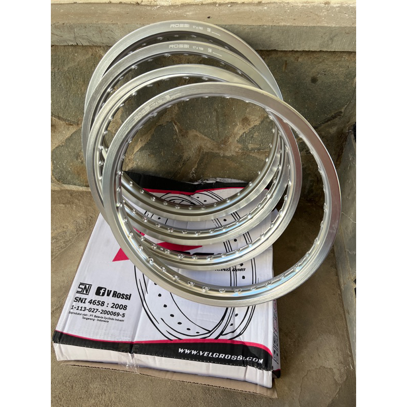 Jual VELG ALUMUNIUM VELG ROSSI VELG VROSSI VELG ROSI SILFER 120 140 160 ...