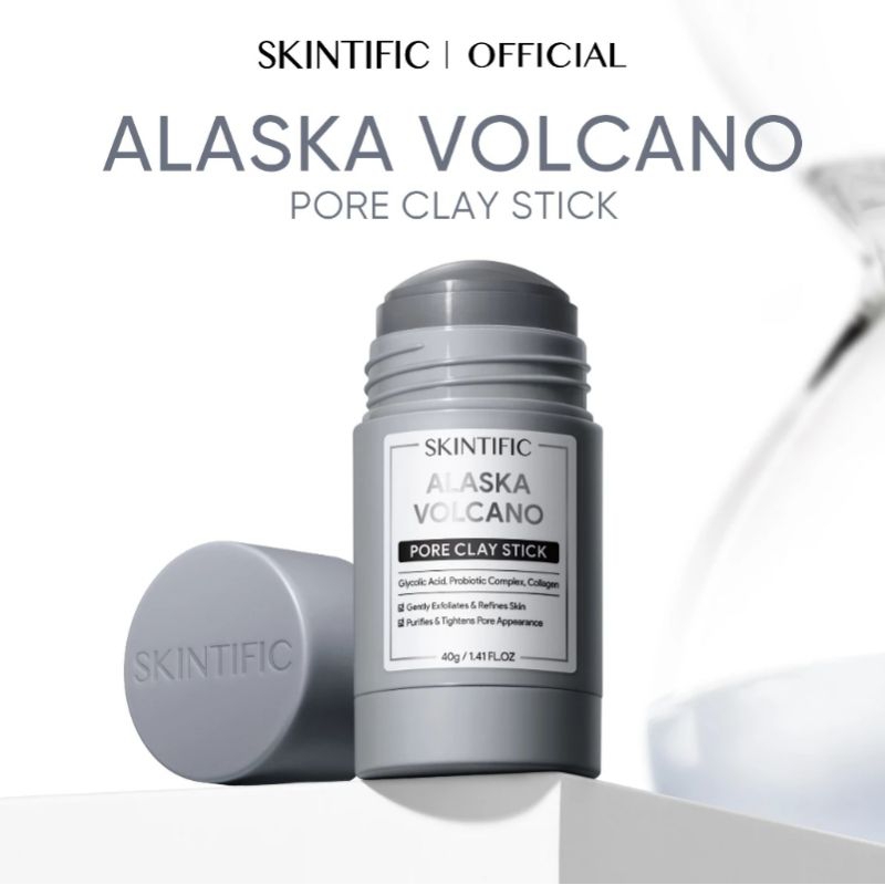 Jual SKINTIFIC Alaska Volcano Pore Detox Clay Stick 40 gr | Shopee ...
