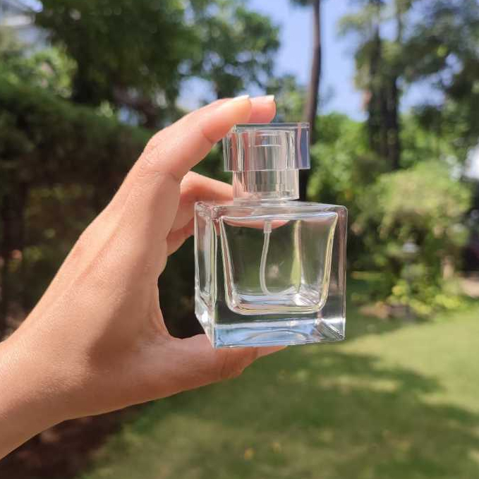 Jual Botol parfum Kaca Claer Bening 30ml 50ml Botol Kosong Botol Minyak ...