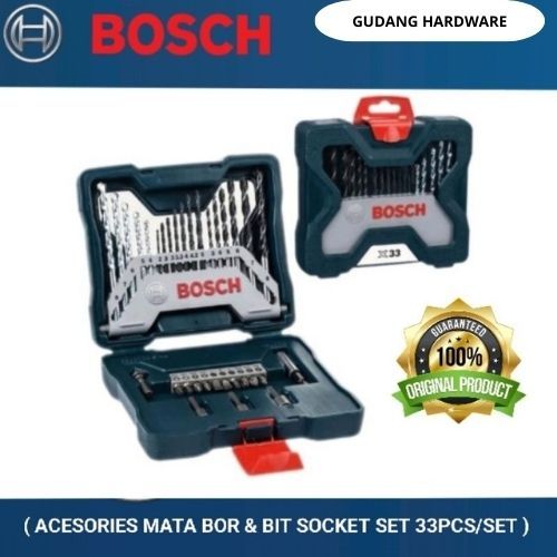 Jual BOSCH mata bor & screwdriver bit 33pcs/set 100% original | Shopee ...