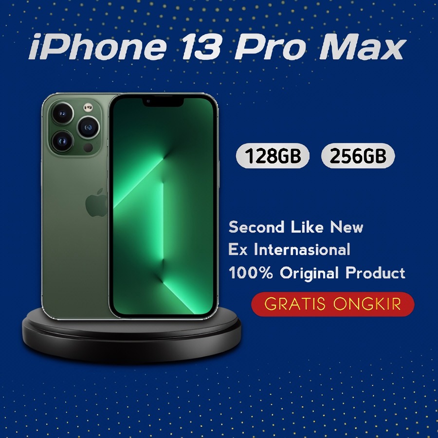 Jual [SALE] IPHONE 13 Pro Max 128GB/256GB MULUS ORI 100% FULLSET | Shopee Indonesia