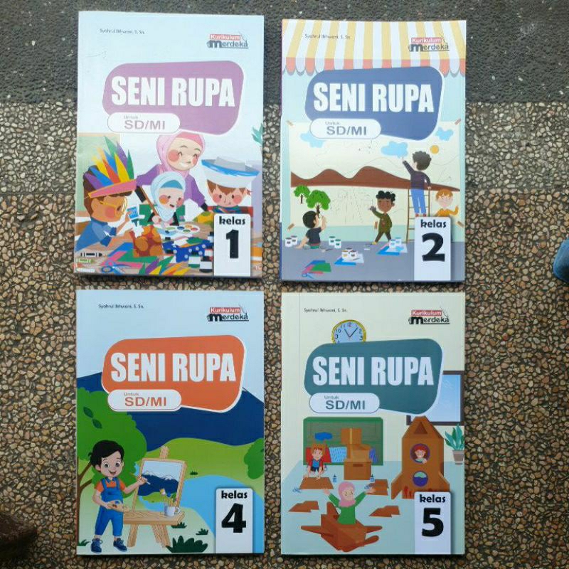 Jual Seni Rupa Sd/Mi Kelas 1.2.4.5 Kurikulum Merdeka Revisi 2023.Original Wahana | Shopee Indonesia