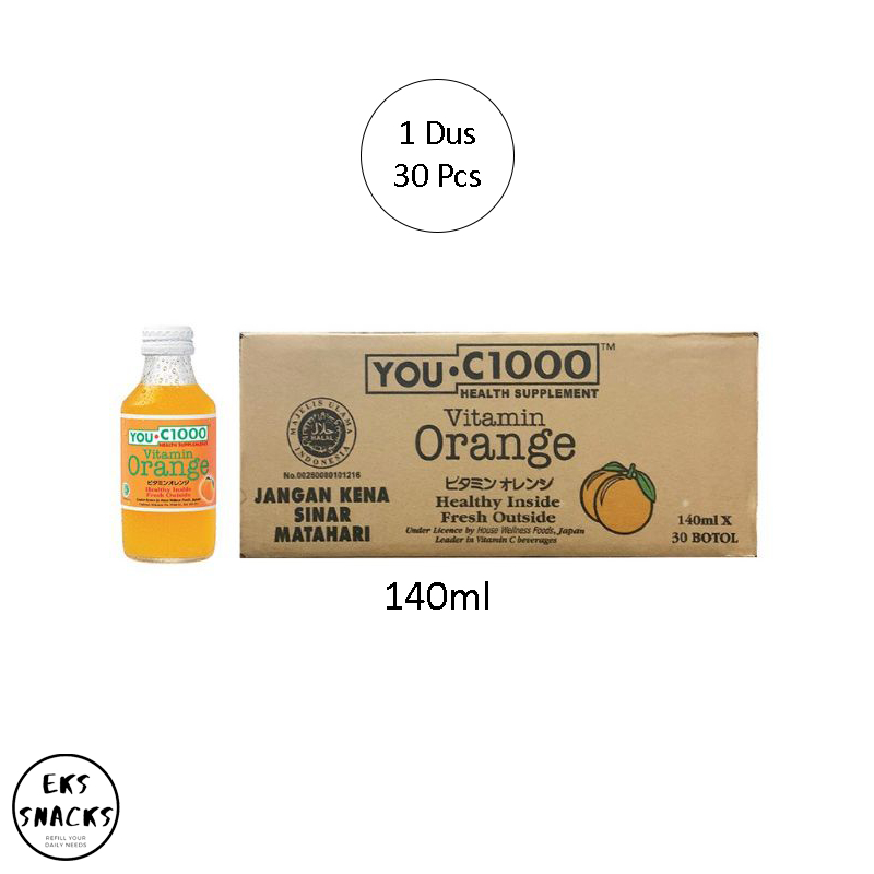 Jual You C1000 Orange 140ml - YouC1000 UC1000 [1 Dus 30 Pcs] | Shopee Indonesia