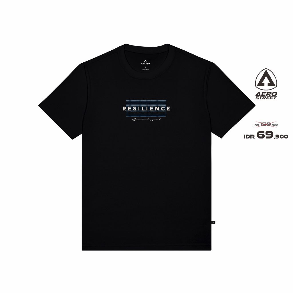 Jual Aerostreet T Shirt Resilience Hitam Kaos T-Shirt Tshirt AAAAA | Shopee Indonesia