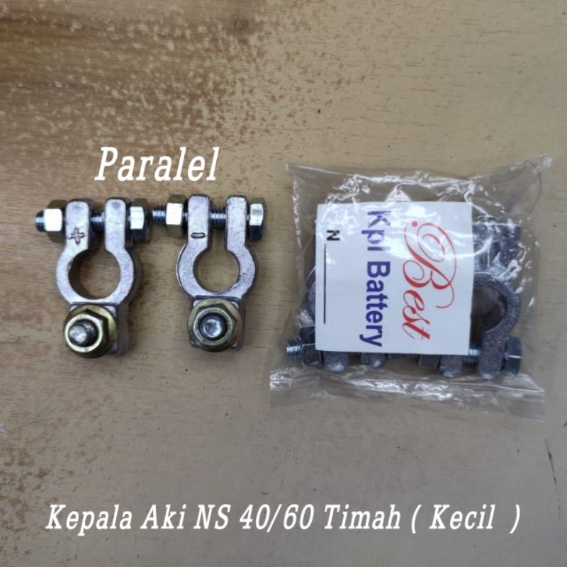 Jual KLEM KEPALA AKI ACCU MOBIL NS 40/60 TIMAH KEPALA KECIL/BAUT BULAT ...