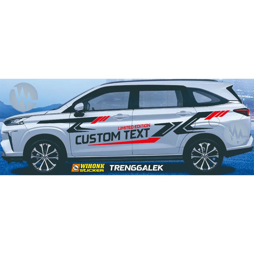 Jual STIKER AVANZA XENIA SEMUA TIPE STRIPING KEREN CUTTING STIKER ...