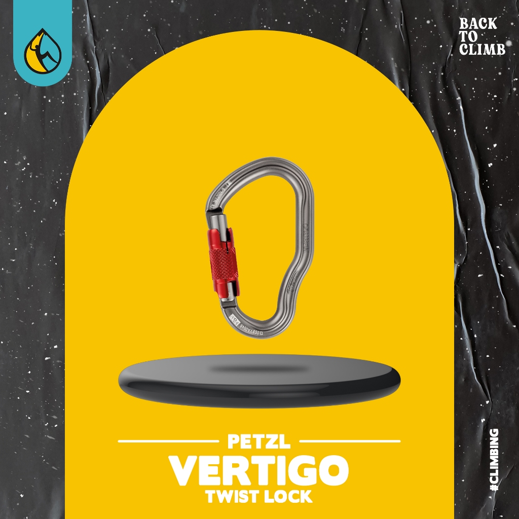 Jual Petzl VERTIGO Twist Lock Safety Carabiner for Working at Height ...