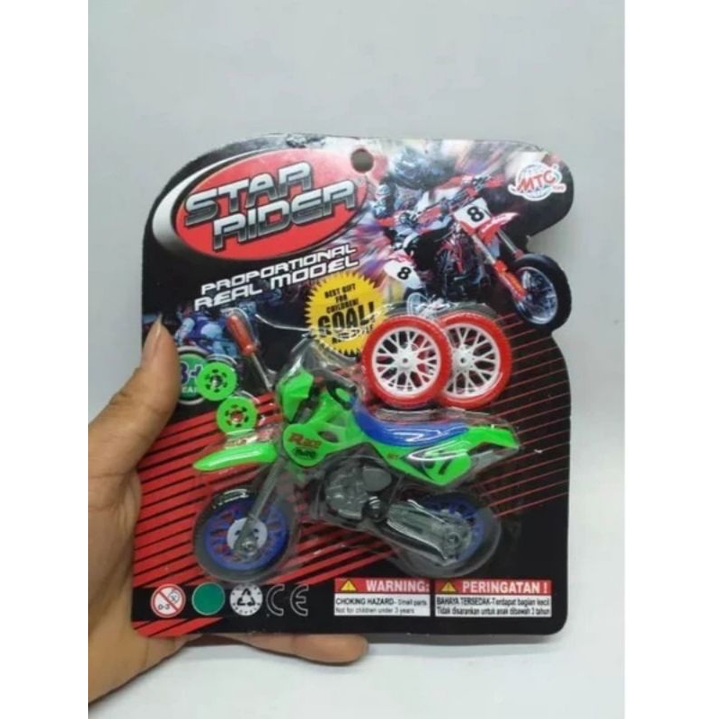 Jual Mainan Motor Cros / Motor Trail Plastik | Shopee Indonesia