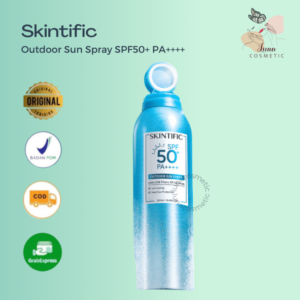 Jual SKINTIFIC Outdoor Sun Spray SPF50+ PA++++ | Shopee Indonesia