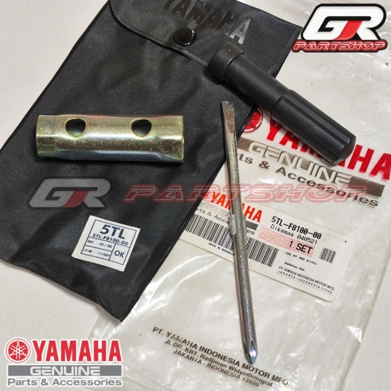 Jual TOOLKIT 5TL MIO SPORTY SMILE SOUL FINO KARBU ORI YGP ORIGINAL YAMAHA TOOL KIT OBENG TOOLKIT ...
