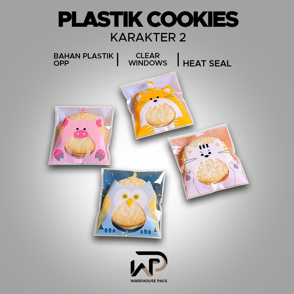 Jual ( 100 Pcs ) Plastik Cookies Kue Snack | Plastik Opp Kemasan Kue ...