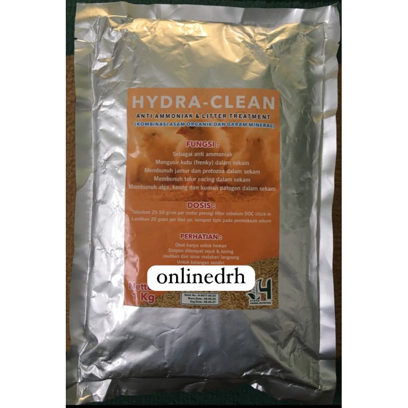 Jual HYDRA CLEAN Anti Ammoniak dan Litter Treatment 1 Kg | Shopee Indonesia