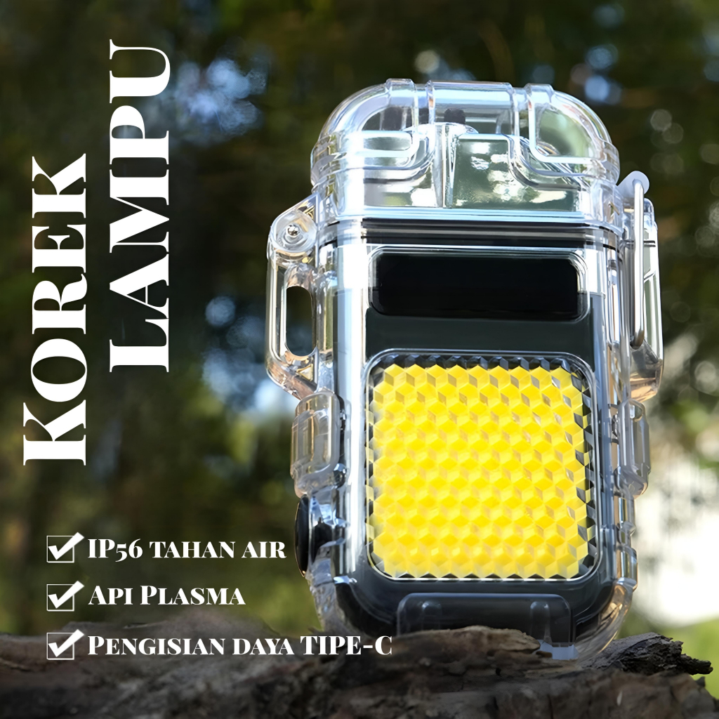 Jual Korek Api Listrik Lampu COB Waterproof Isi Ulang Type C | Shopee ...