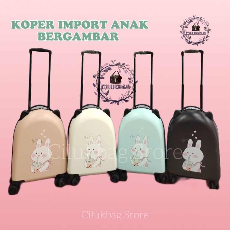 Jual Koper 3D Print 20 inci Karakter Gambar Lucu Untuk Anak anak ...