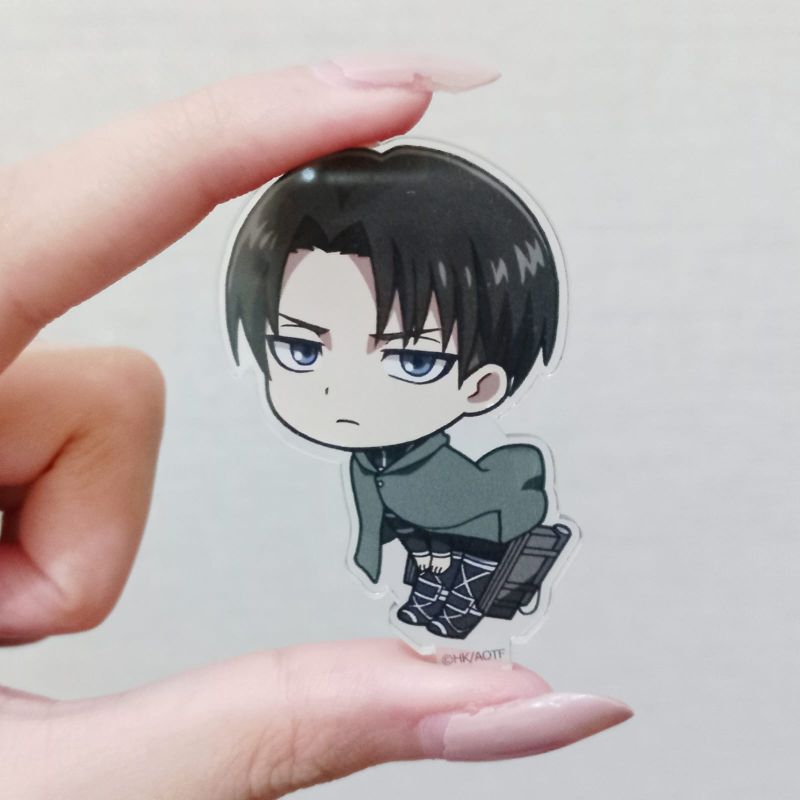 Jual levi ackerman acrylic chibi standee stand akrilik aot snk attack ...