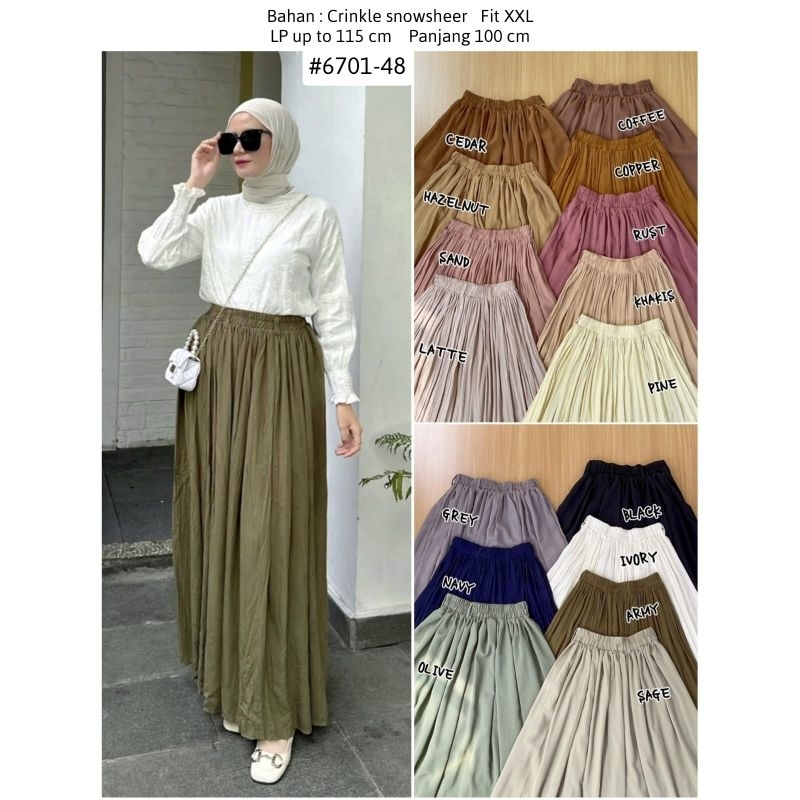 Jual Bawahan Rok Wanita - Rok CHERIE XMAN BJ163 | Shopee Indonesia