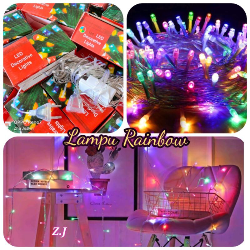 Jual LAMPU RAINBOW + BOX 10 METER | Shopee Indonesia