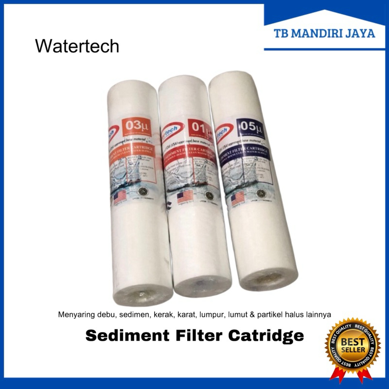 Jual Isi / Refill Cartridge Filter Air Watertech 10" / Sediment ...
