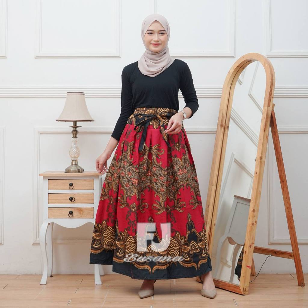 Jual COD ROK KARET JUMBO PANJANG MODERN / BAWAHAN KEBAYA KONDANGAN ...