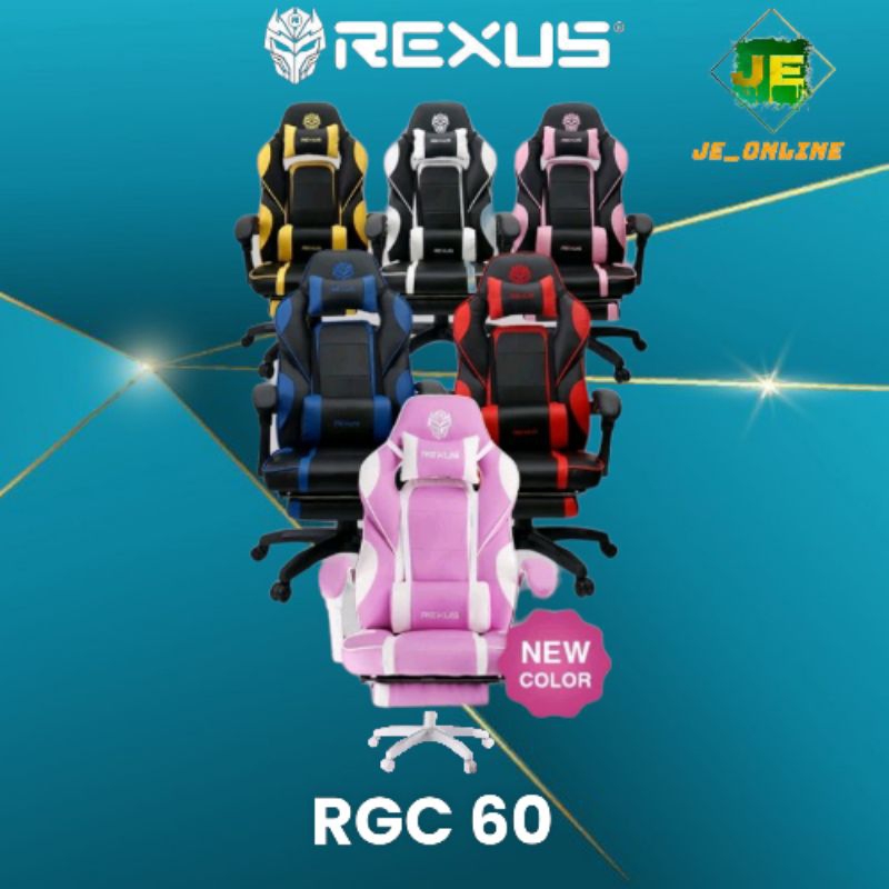 Jual Rexus Gaming Chair Kursi RGC R60 | Shopee Indonesia