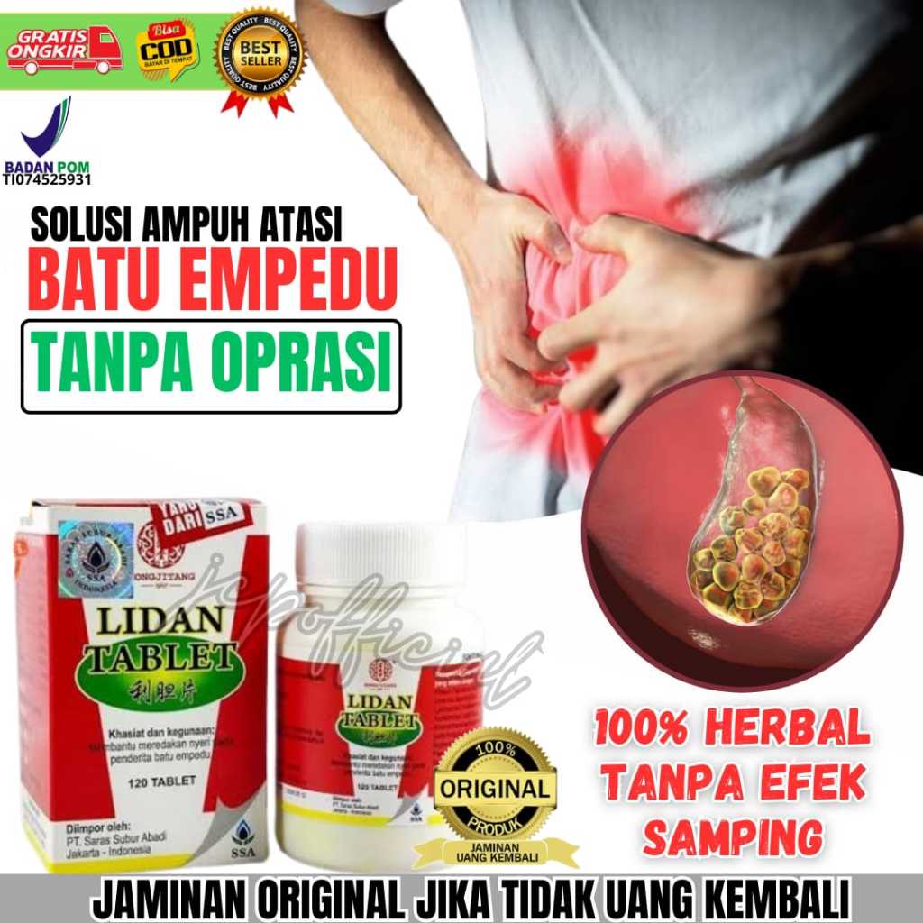Jual LIDAN TABLETS / LI DAN PIAN / OBAT BATU EMPEDU 100% ORIGINAL ...