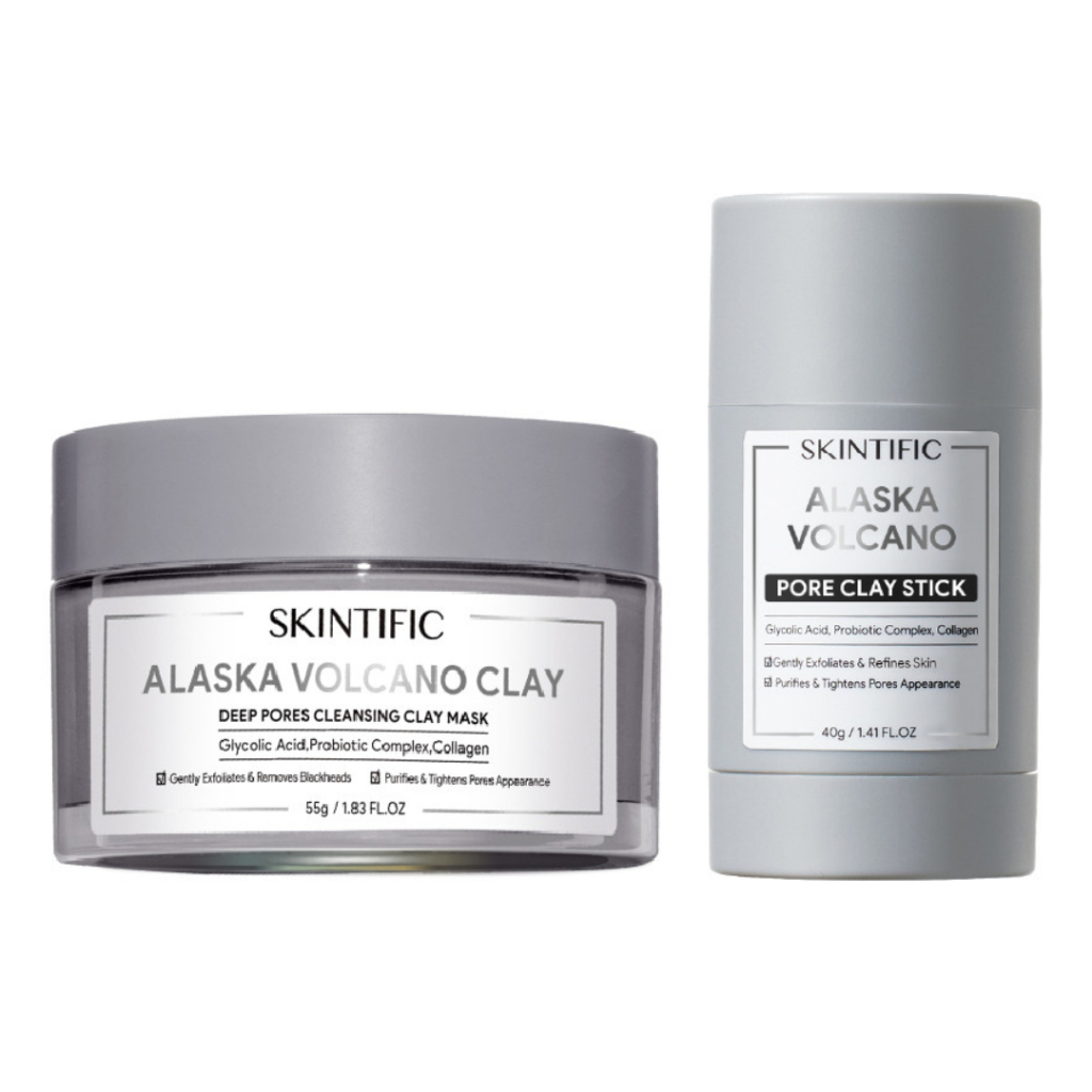 Jual SKINTIFIC Alaska Volcano Clay Mask Deep Pores Cleansing Mud Mask ...
