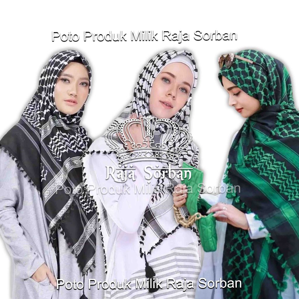 Jual Kerudung Sorban Palestina | Shopee Indonesia