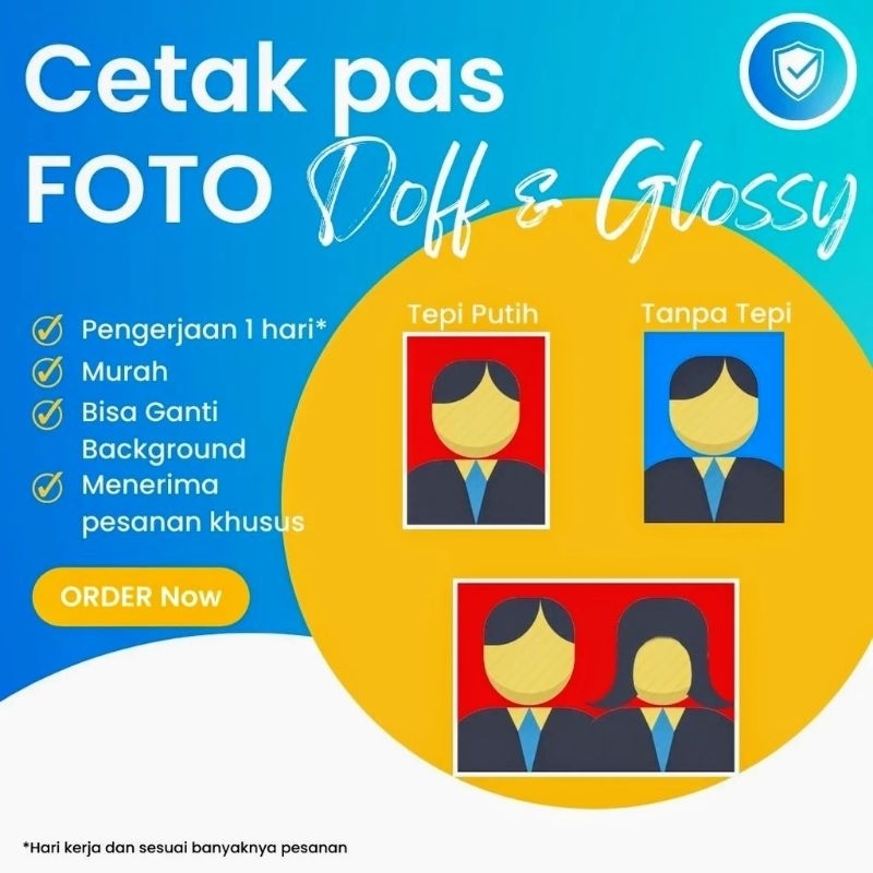 Jual Cetak Pas Foto dan Foto suka suka ukuran 2x4, 3x4, 4x6 Sehari Jadi ...