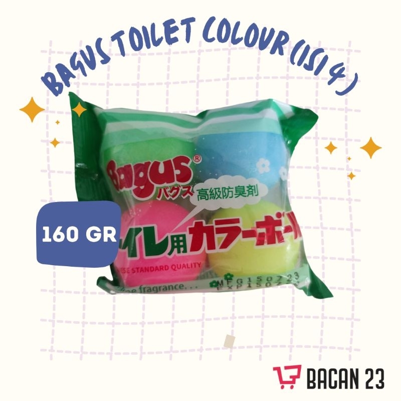 Jual Bagus Toilet Colour Ball isi 4 pcs - Jasmine Fragrance | Shopee ...