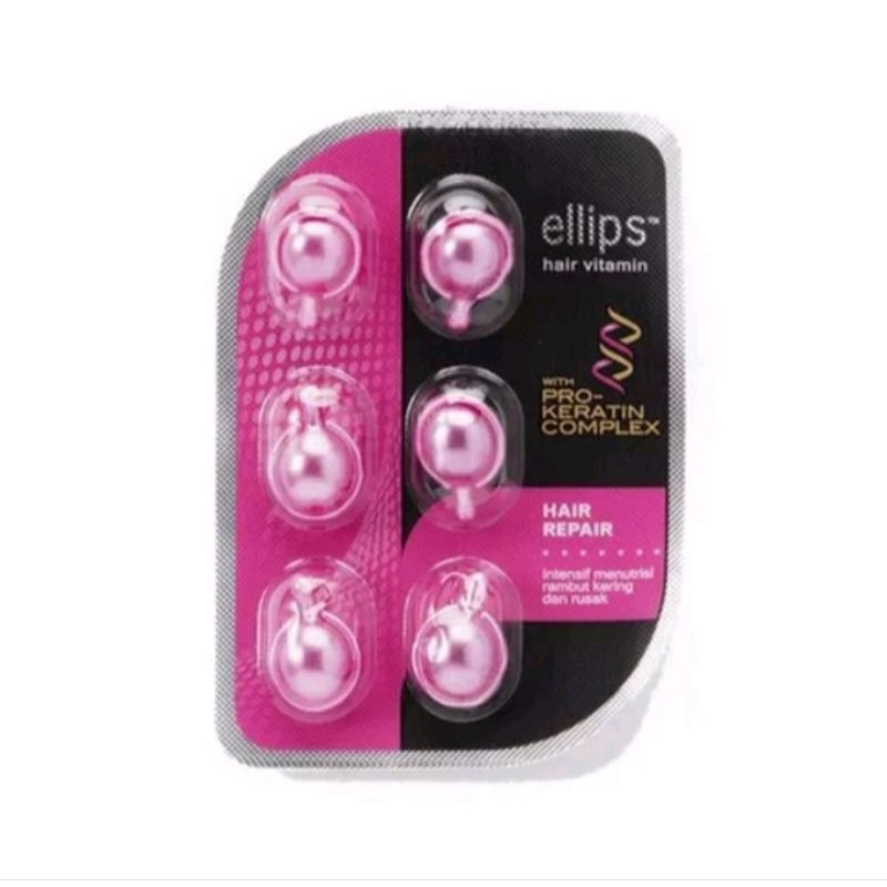 Jual Ellips Hair Vitamin Capsules 6pcs | Shopee Indonesia