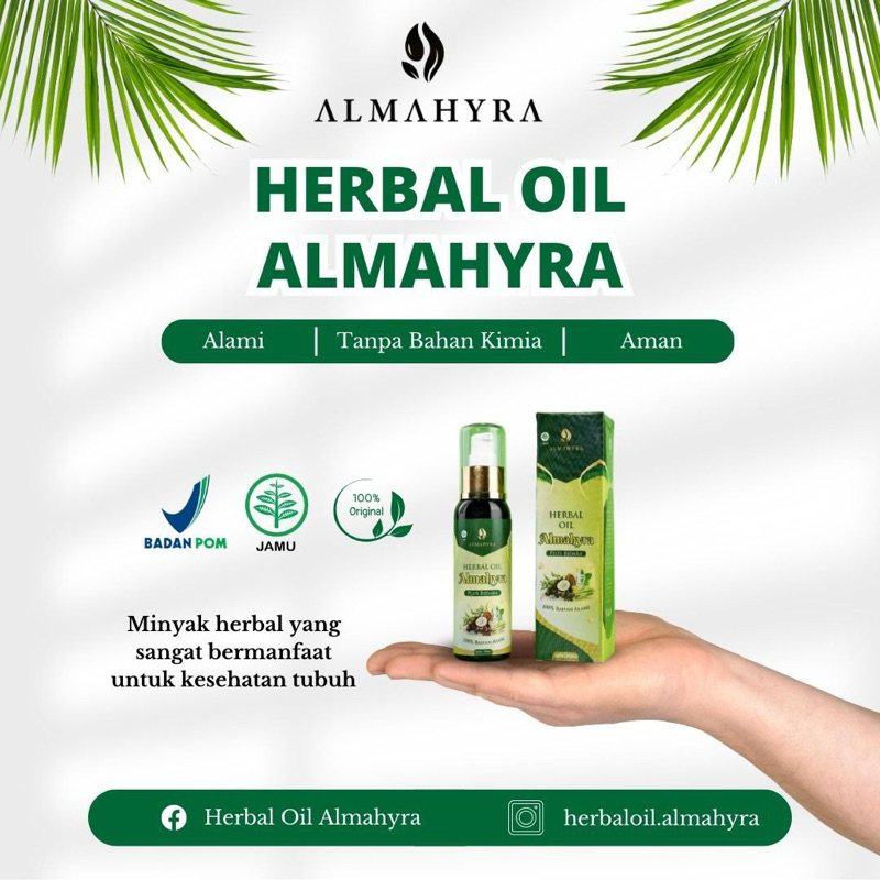 Jual HOA ALMAHYRA HERBAL OIL 100ML ASLI | Minyak Ajaib | Minyak Bidara | Herbal Serbaguna Semua ...