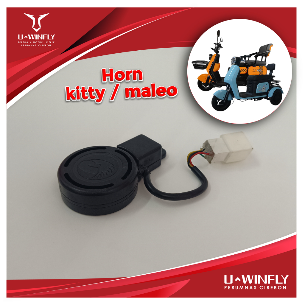 Jual Horn Motor Listrik Uwinfly Original type Kitty / Maleo / Romeo ...