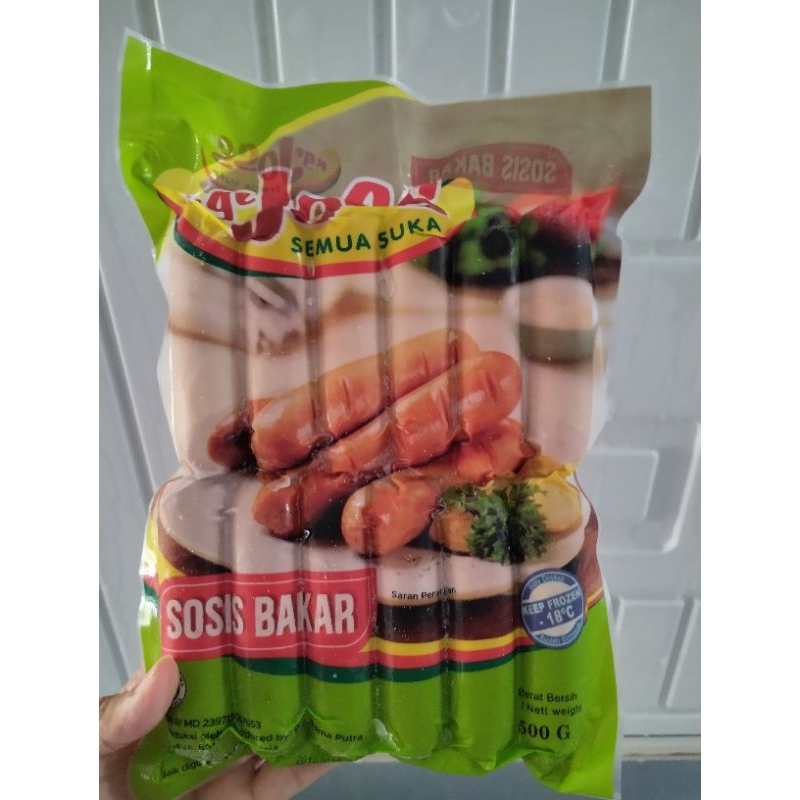 Jual NgeJoss Sosis Bakar isi 12 uk 500 gr | Shopee Indonesia