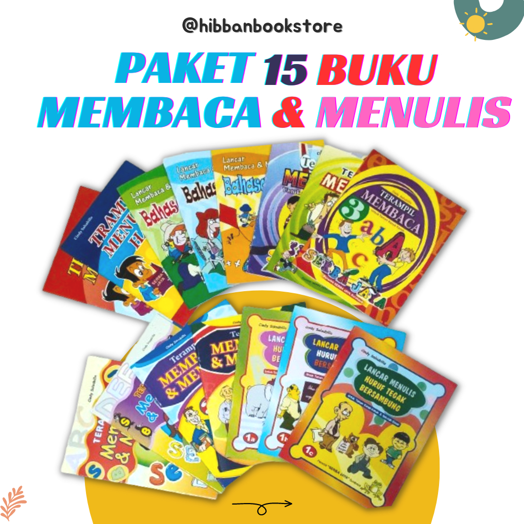 Jual Paket Hemat 15 Buku Seri Membaca Dan Menulis - Untuk Tk Dan SD ...