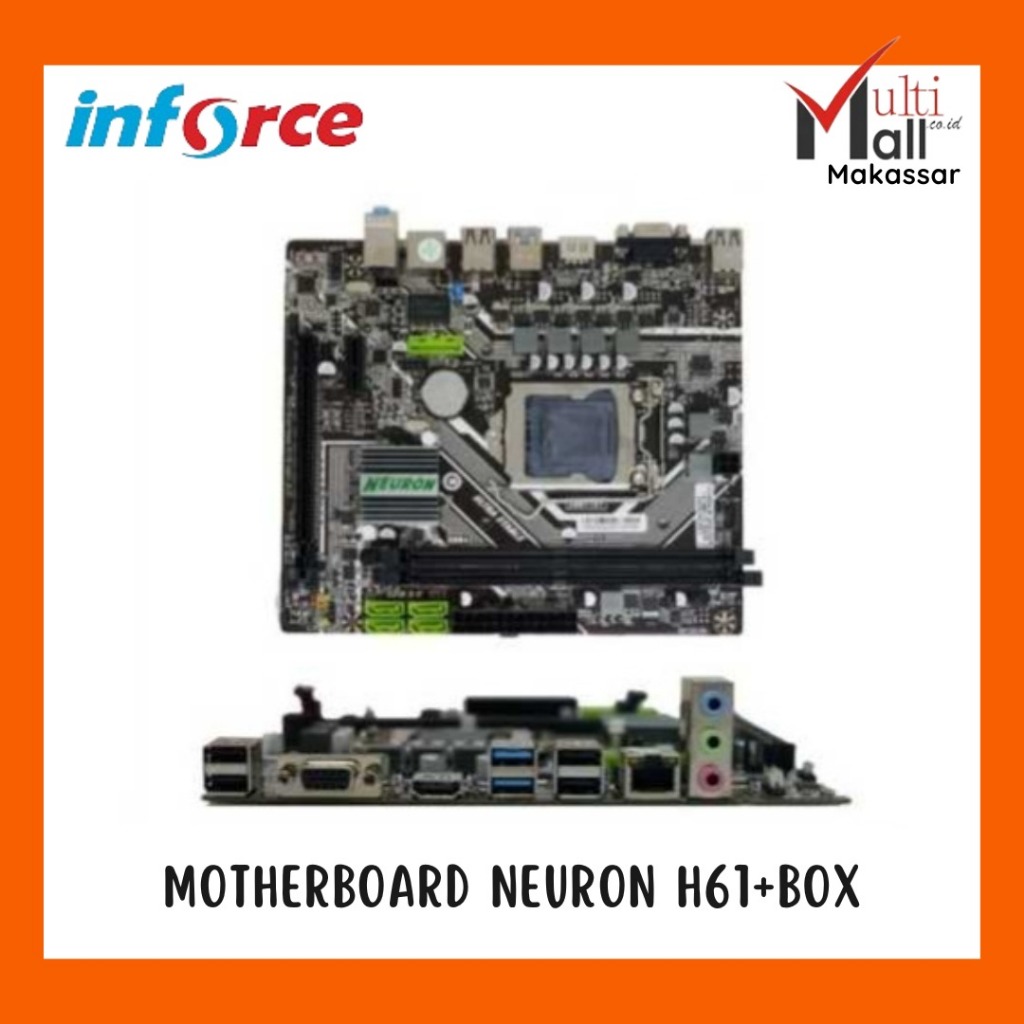 Jual MOTHERBOARD NEURON H61+BOX | Shopee Indonesia