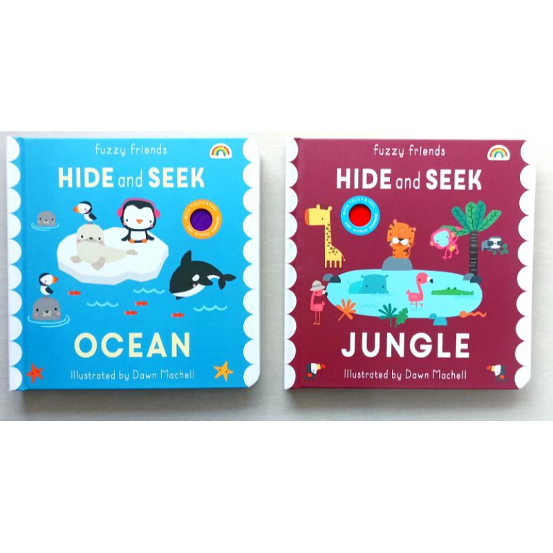 Jual Really Decent Books - Fuzzy Friends Hide and Seek Ocean / Jungle ...