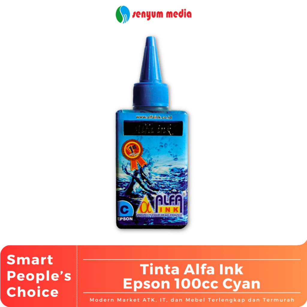 Jual Tinta Alfa Ink Epson 100cc Cyan (1 Pcs) (S:PCS) | Shopee Indonesia