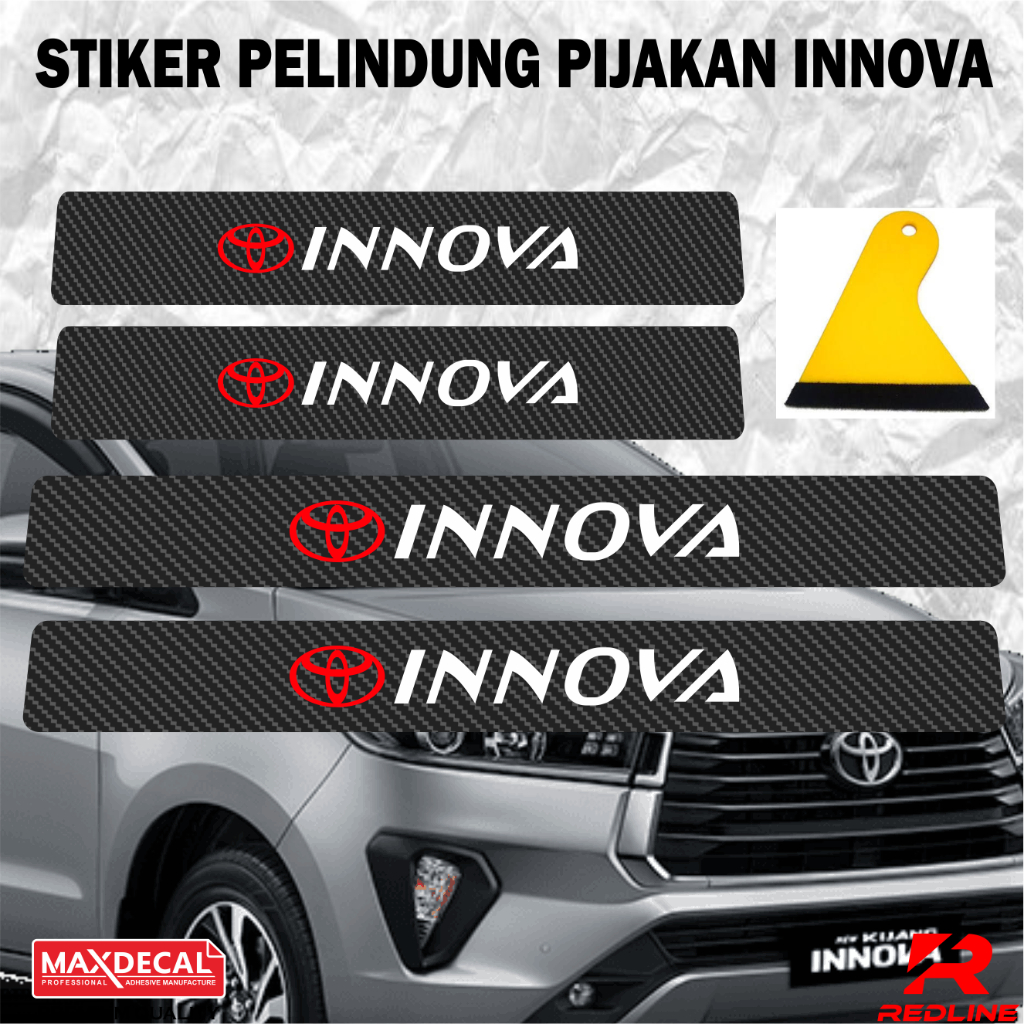 Jual STIKER PIJAKAN PINTU INNOVA PELINDUNG PIJAKAN MOTIF CARBON ...