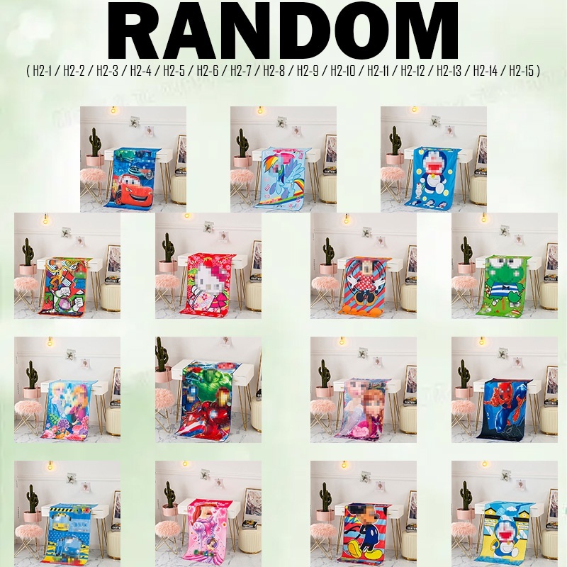 Jual Handuk Anak Karakter Kartun / Handuk Jumbo 70x140cm | Shopee Indonesia