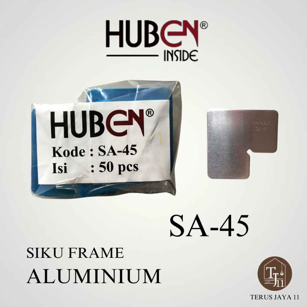 Jual 50PCS HUBEN Siku Frame Aluminium SA-45/Aluminium Profile Huben SA ...