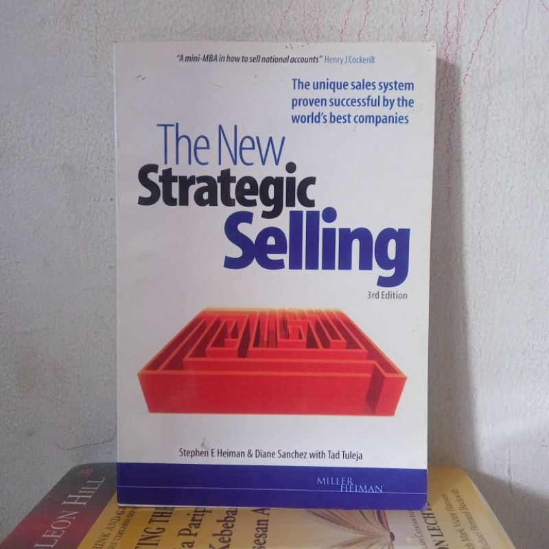 Jual The New Strategic Selling - Stephen E Heiman, Diane Sanchez Tad ...