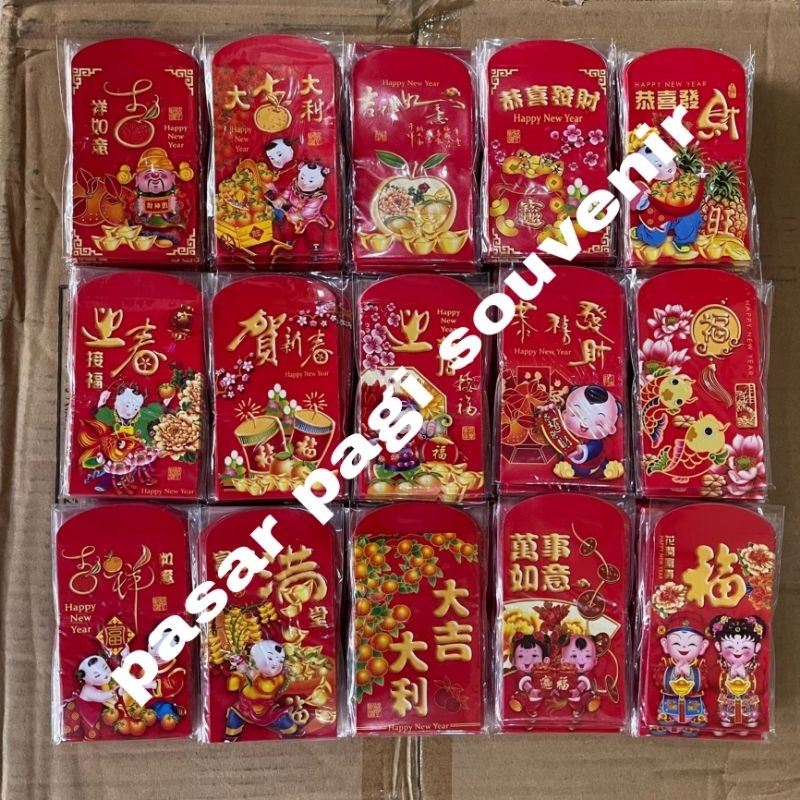 Jual grosir angpao mini angpau imlek 6cm×9cm isi 10pcs | Shopee Indonesia