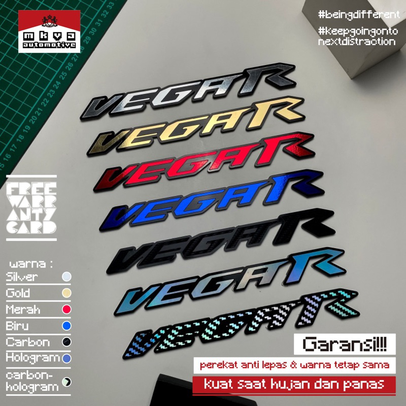 Jual VEGA R BUKAN STIKER AKSESORIS MOTOR VEGA R HIASAN BODY SAMPING ...