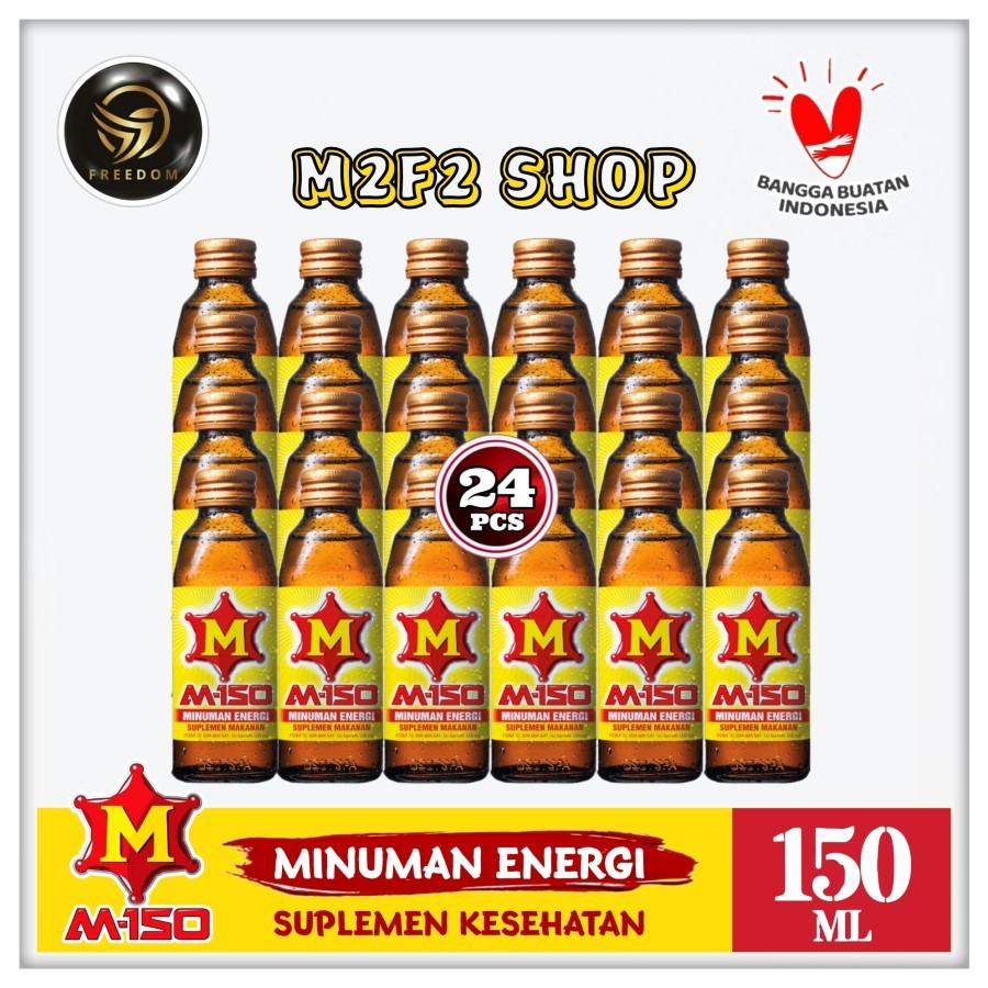 Jual M-150 Minuman Energi Suplement Kesehatan Botol Kaca - 150 ml ...