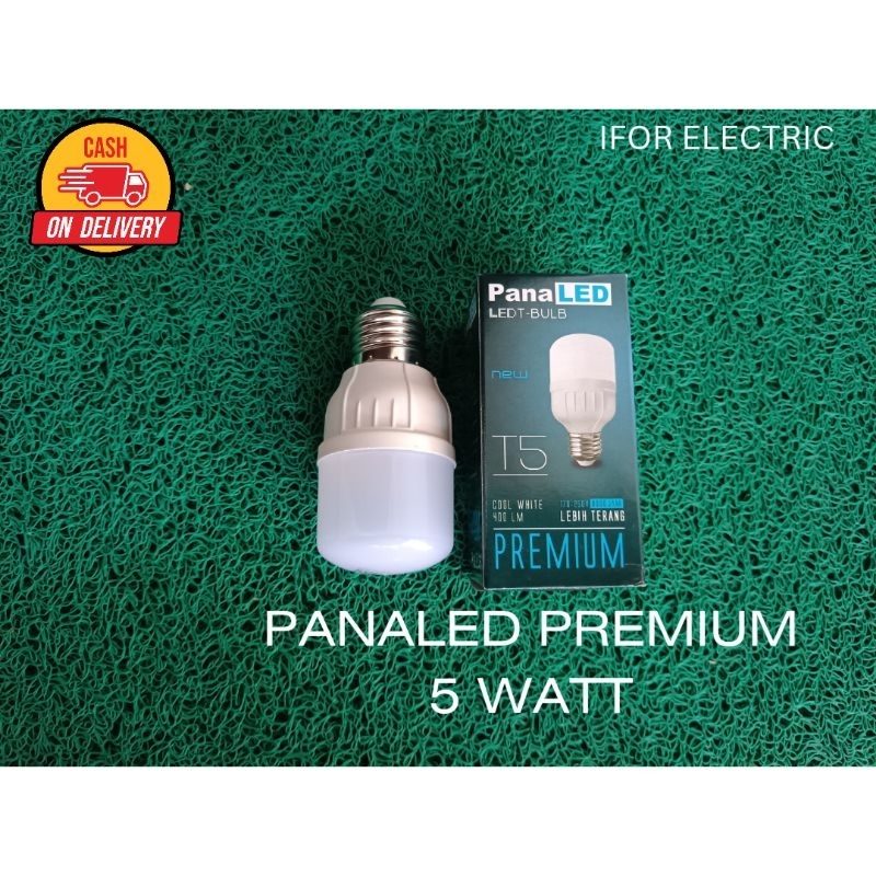 Jual Lampu LED 5 watt Kualitas Terbaik Panaled Premium Led Bulb | Shopee Indonesia