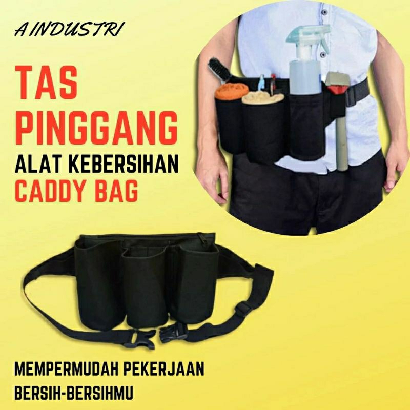 Jual Sabuk Pinggang Tas PInggang OB Cleaning Service Tas Caddy Bag ...