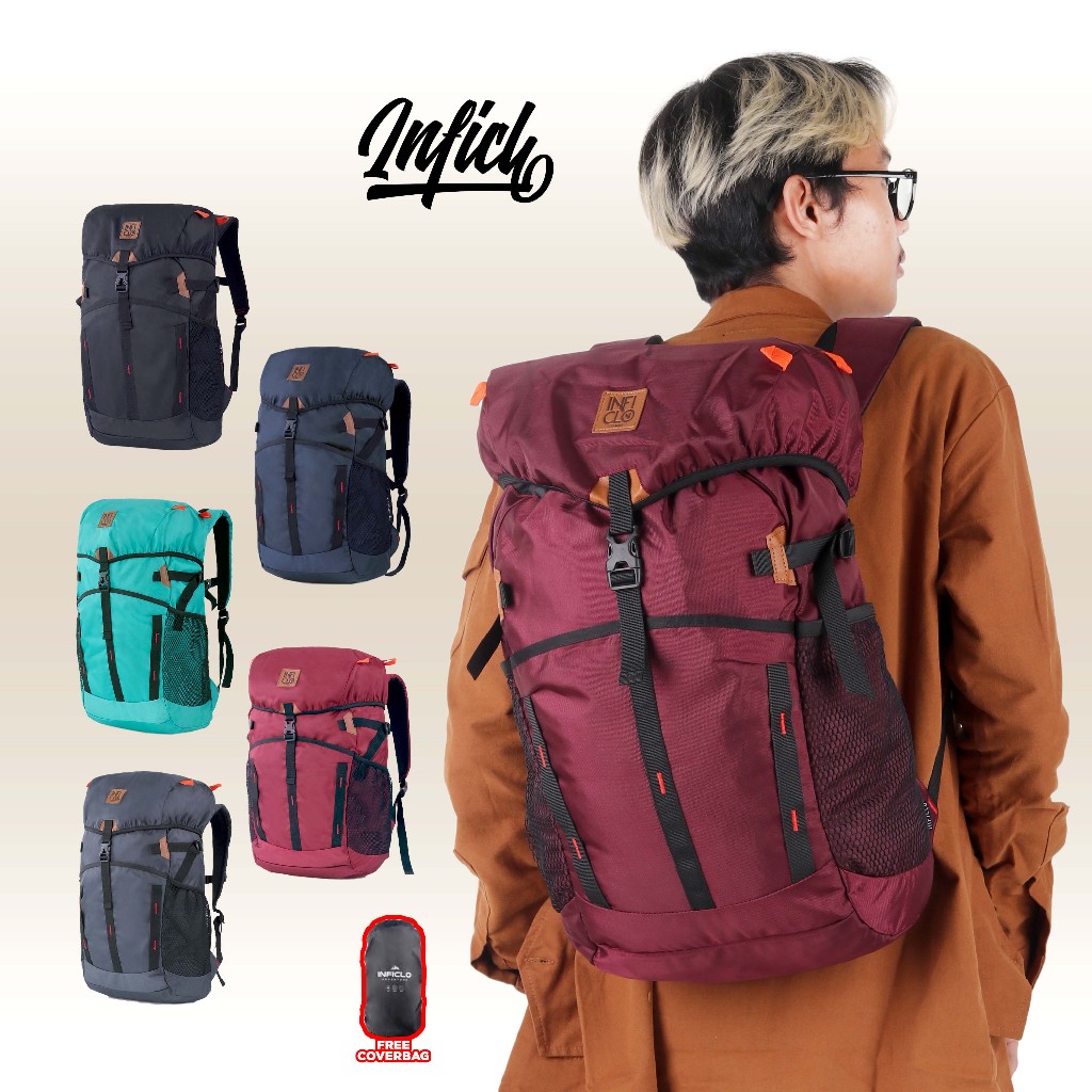 Jual Inficlo - Kyari Backpack Semi Carrier Tas Ransel Daypack Pria Tas Outdoor 40L BA 403 IFS ...
