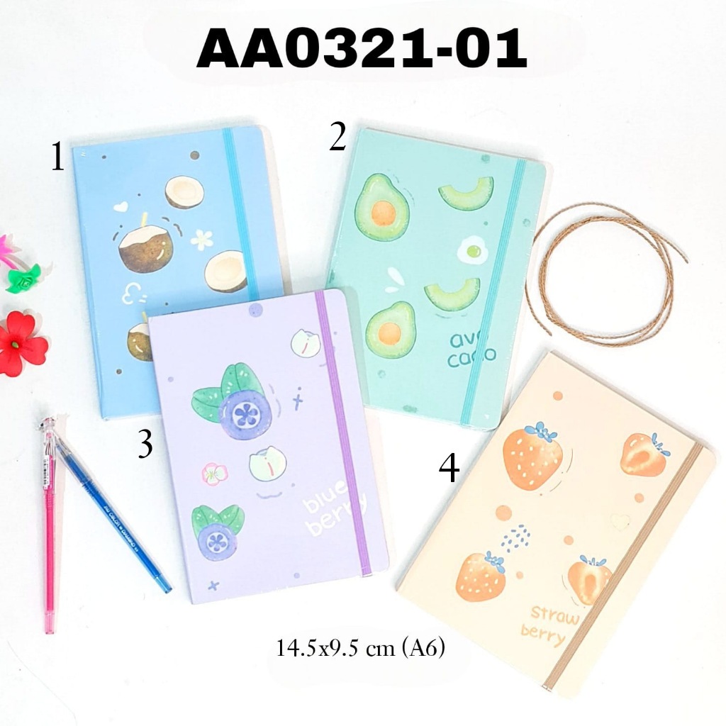 Jual SOS Buku Notes Tali A6 (72K) Fancy / Buku Catatan / Note book ...